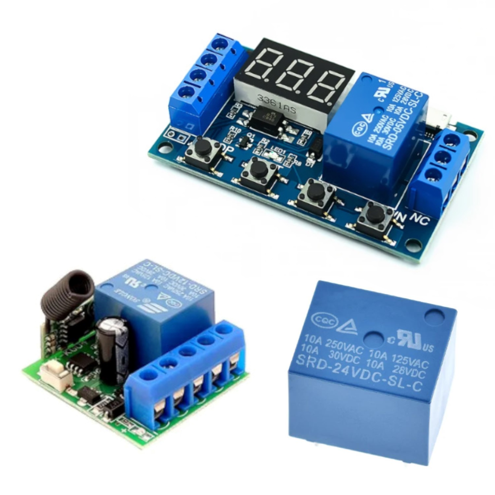 Relés modulok - MikroMester